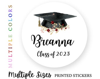 180 2023 GRADUATION PARTY STICKERS for Candy 2023 Graduation - Etsy