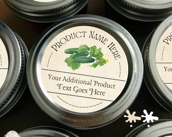 Vintage Pickle Jar Label - Etsy