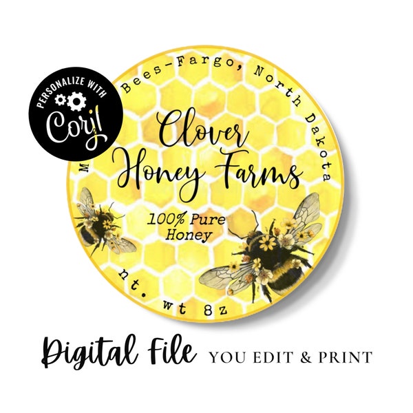 Bee Mason Jar - Etsy