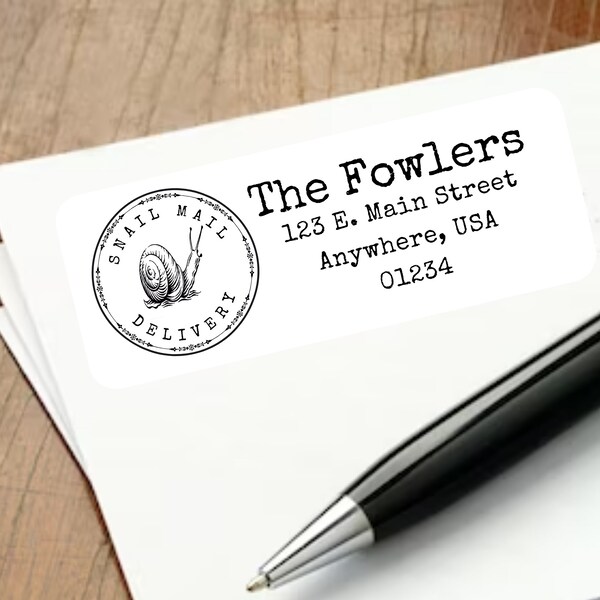 Snail Mail Stamp - Etsy