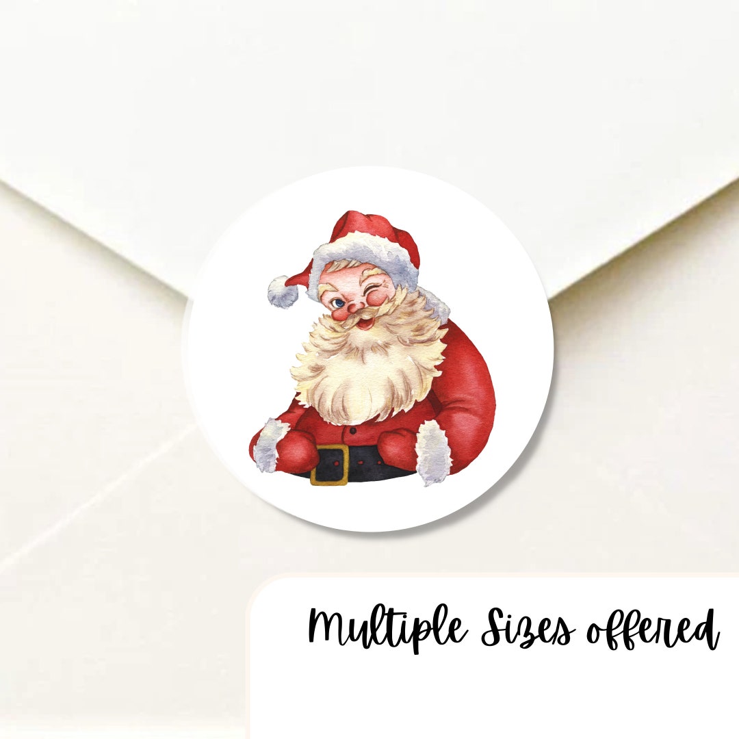 K33 Christmas Envelope Seal Classic Santa Envelope Seals - Etsy