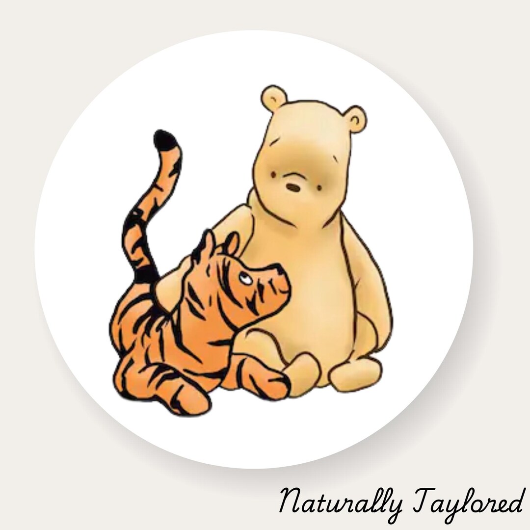C37, Classic Pooh Bear Envelope Seal, Tigger and Pooh Bear, Winnie the ...