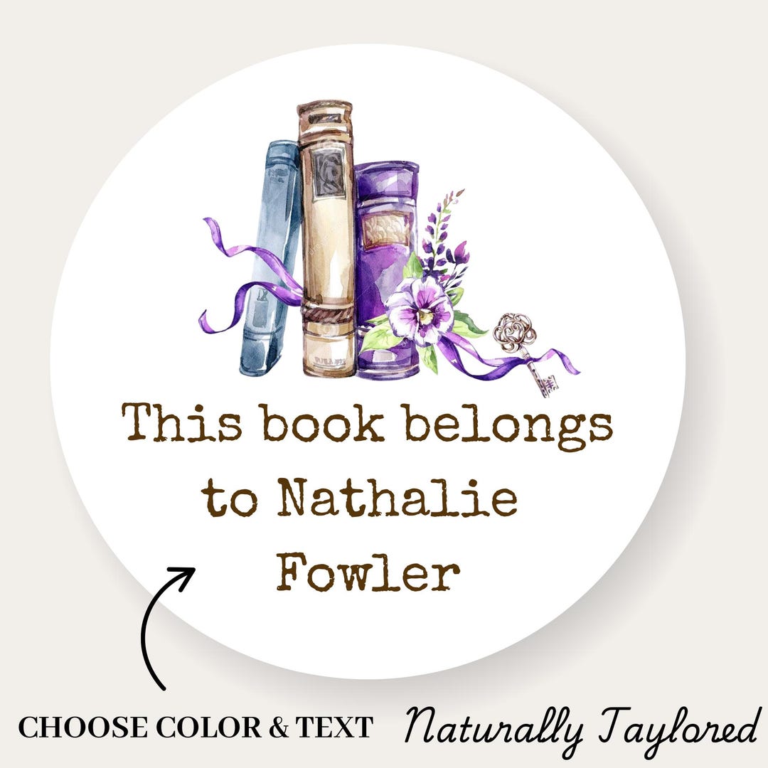 40 This Book Belongs to Labels, Teacher Book Labels, Digital Book ...