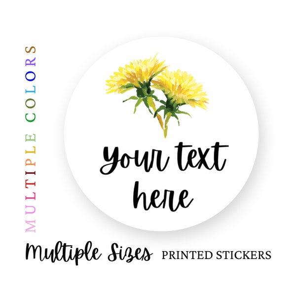Dandelion Stickers - Etsy