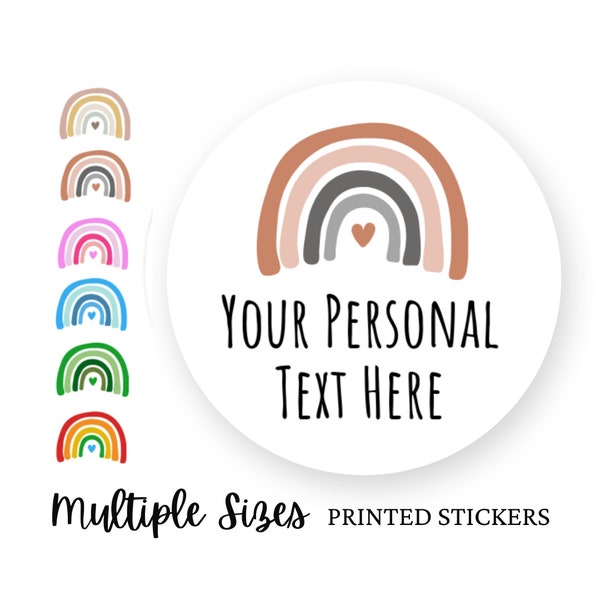 Rainbow Stickers - Etsy