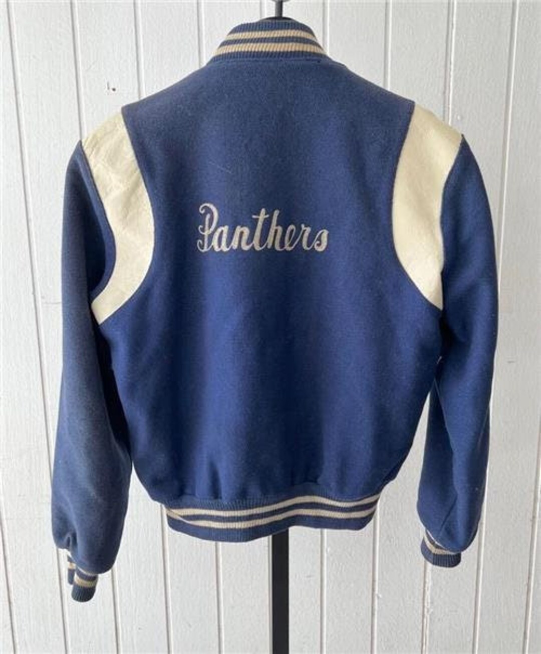 Vtg 50's BUTWIN Letterman Jacket Sz Small / 38 Navy & - Etsy