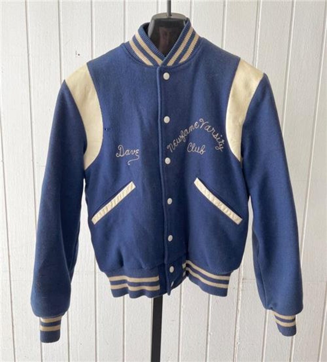 Vtg 50's BUTWIN Letterman Jacket Sz Small / 38 Navy & White Panthers - Etsy