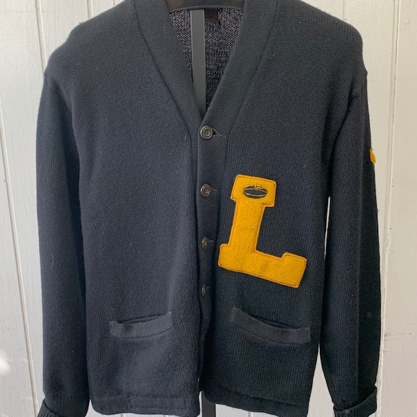Letterman Sweater - Etsy