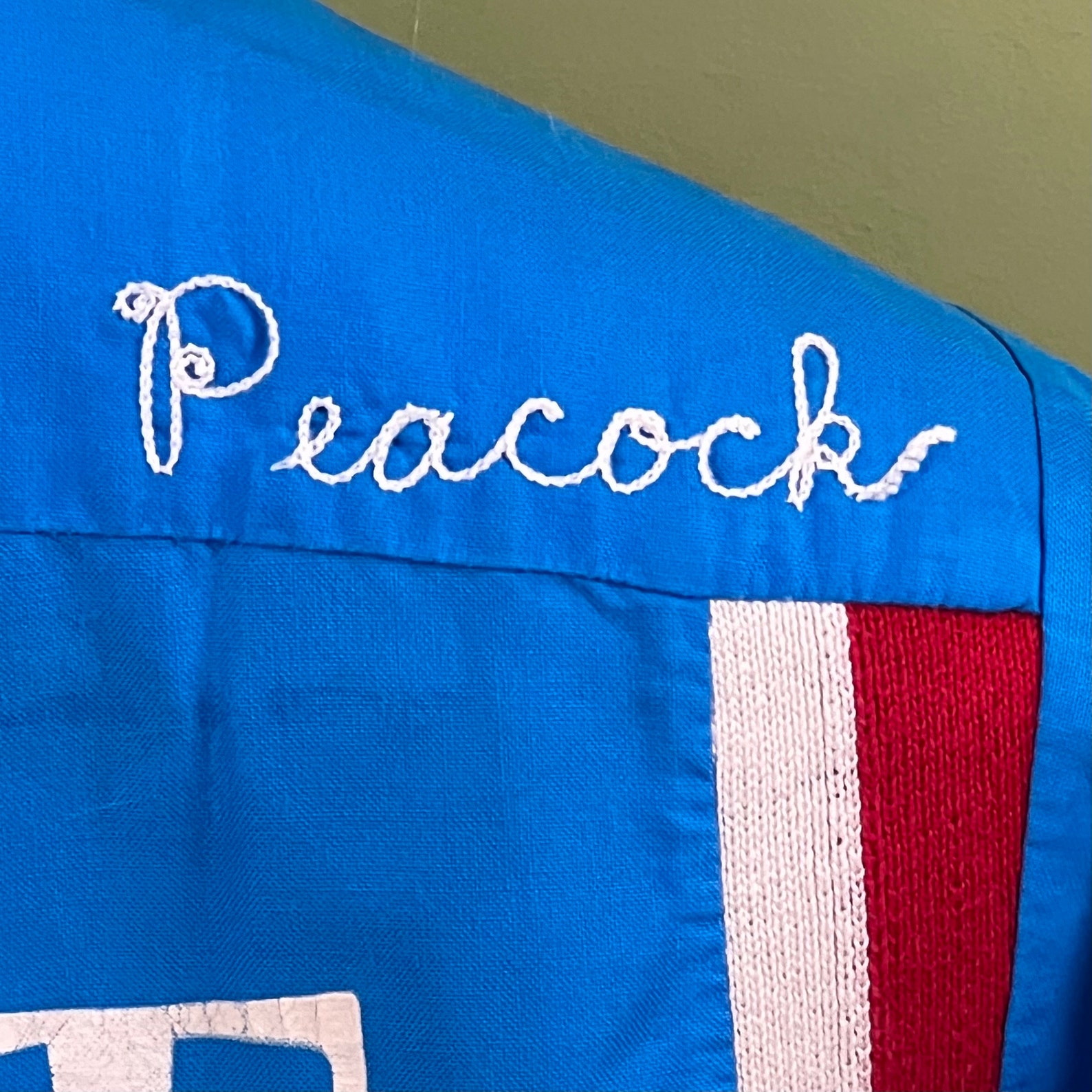 Vintage Hilton Bowling Shirt Sz Small 1970's Blue S/S "emge Packing Co ...