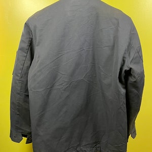 Vtg 60's Unifirst Workwear Jacket Med Navy Lined Damascus Fuel TALON ...