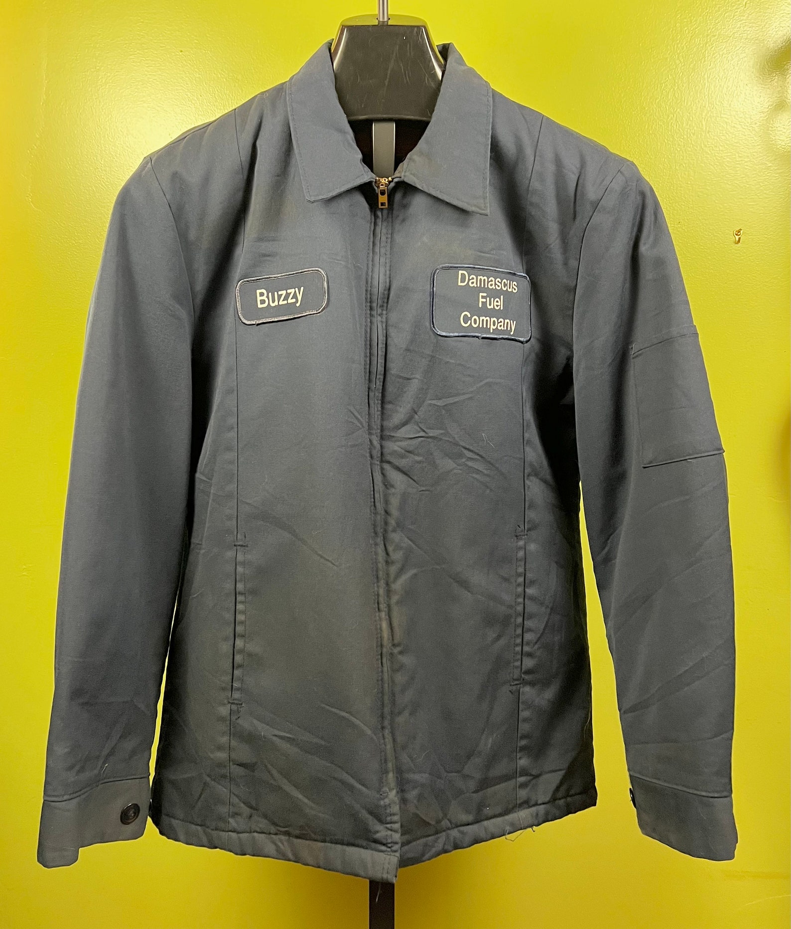 Vtg 60's Unifirst Workwear Jacket Med Navy Lined Damascus Fuel TALON ...