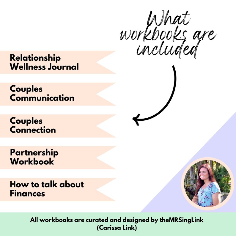 Relationship Bundle Workbook for Couples Wellness Activity Relationship ...
