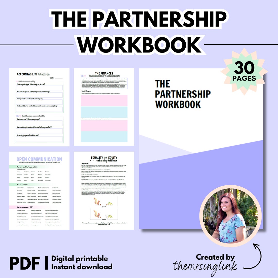 The Partnership Workbook, Exercise Worksheets for Couples ...