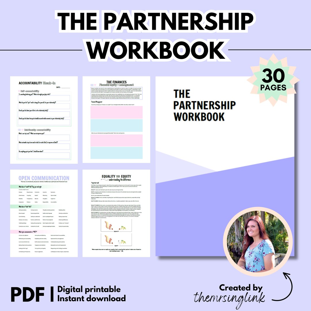 The Partnership Workbook, Exercise Worksheets for Couples ...