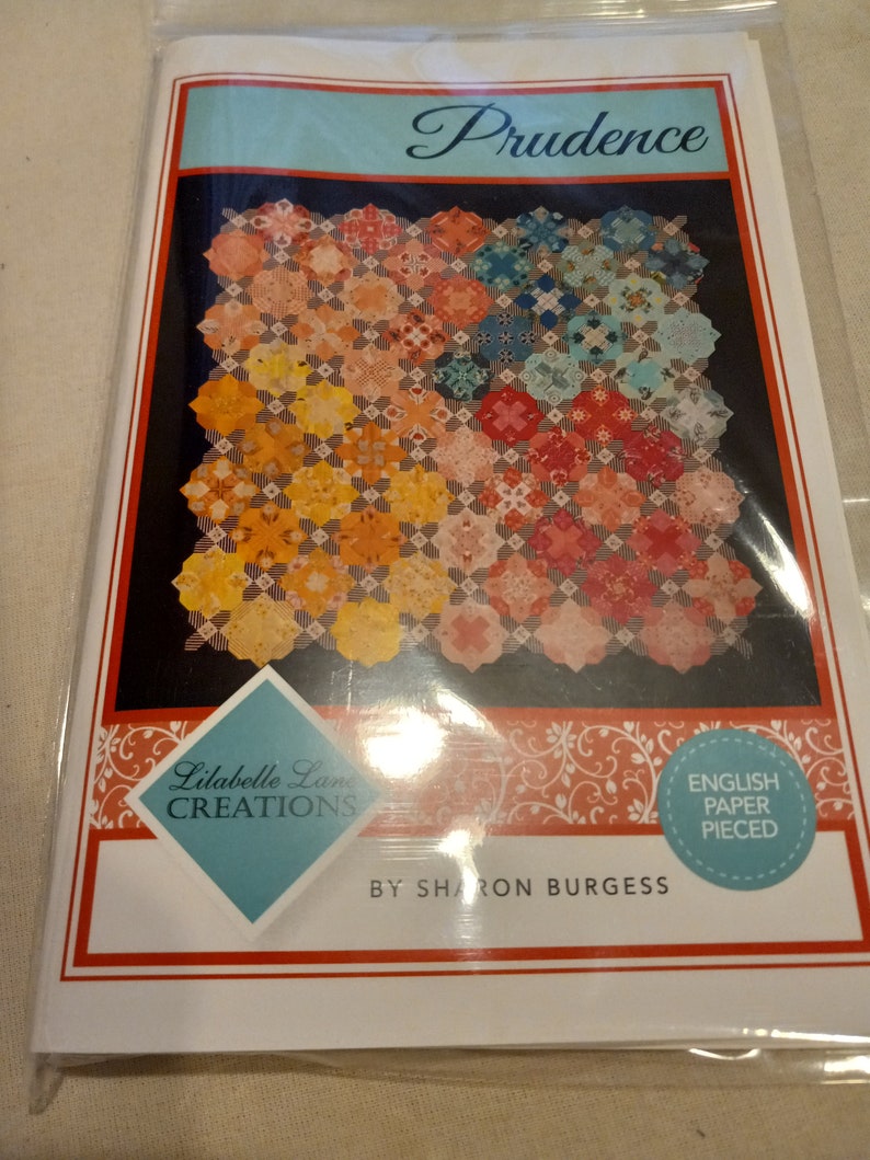 Prudence Quilt Kit by Lillabelle Lane Creations EPP Kit, English Paper Piecing Quilt Kit ...