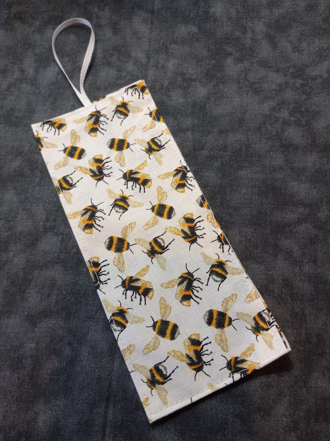 Bee Bookmark, Bees, Unique Bookmark, Cute Bee Bookmark, Fabric Bookmark ...