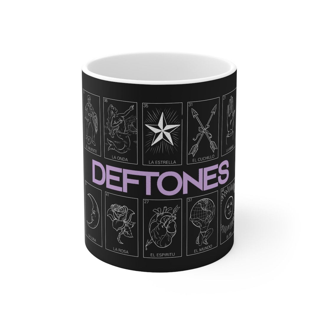 Ceramic Mug Deftones Loteria - Etsy