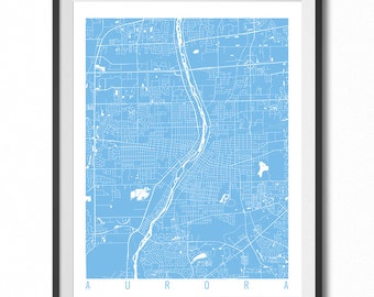 Custom Map Art Print Any City in the World Custom City Map / Print ...