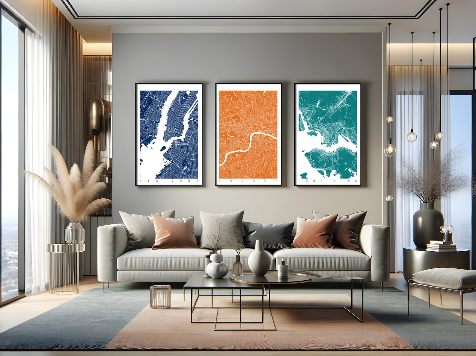 Custom Map Art Print - Any City in the World - Custom City Map / Print ...