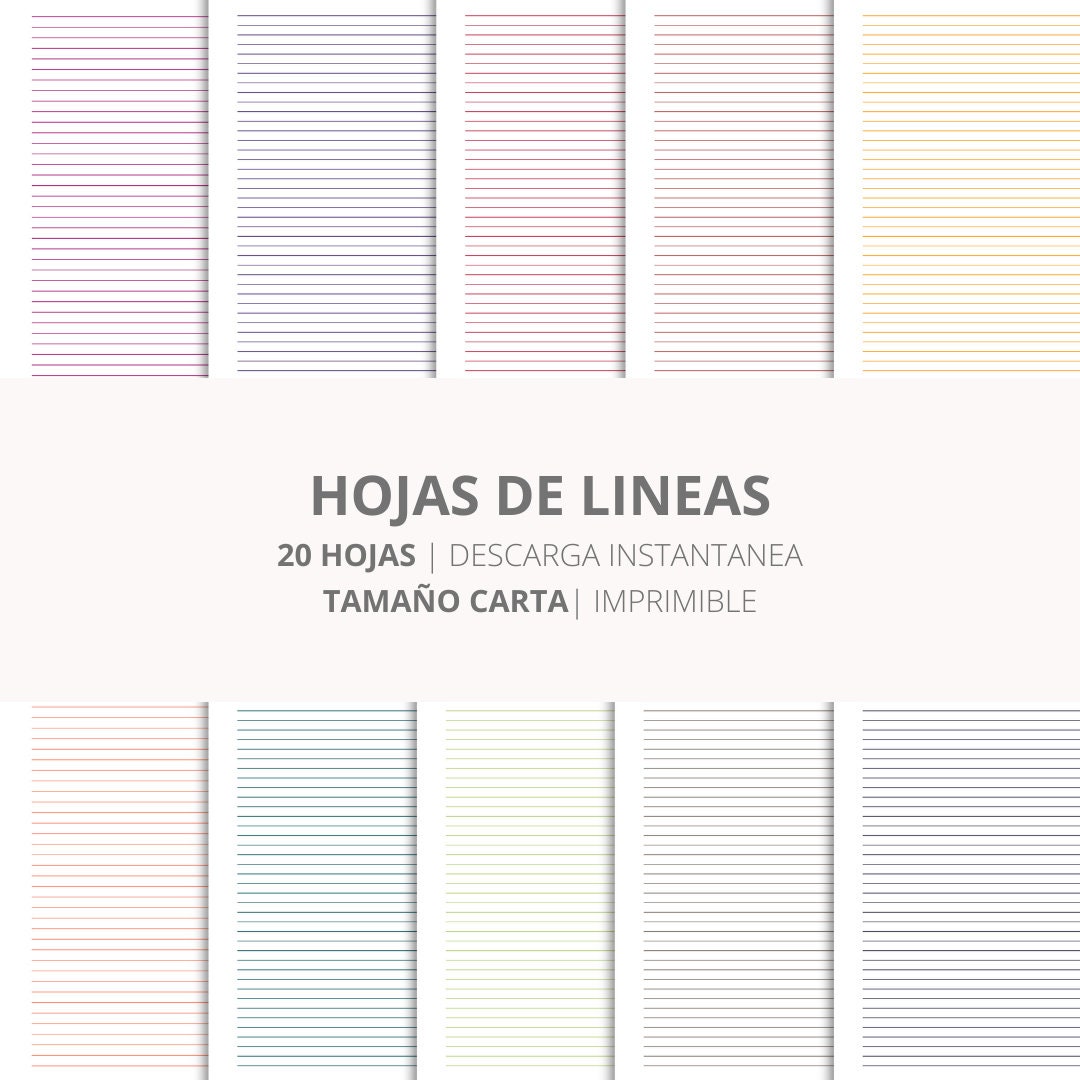 Papel Digital Escolar Papel Preescolar Descarga Digital Papel De ...