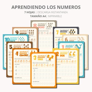 10 Hojas Para Trazar Números Trazado De Líneas Actividades Escolares ...