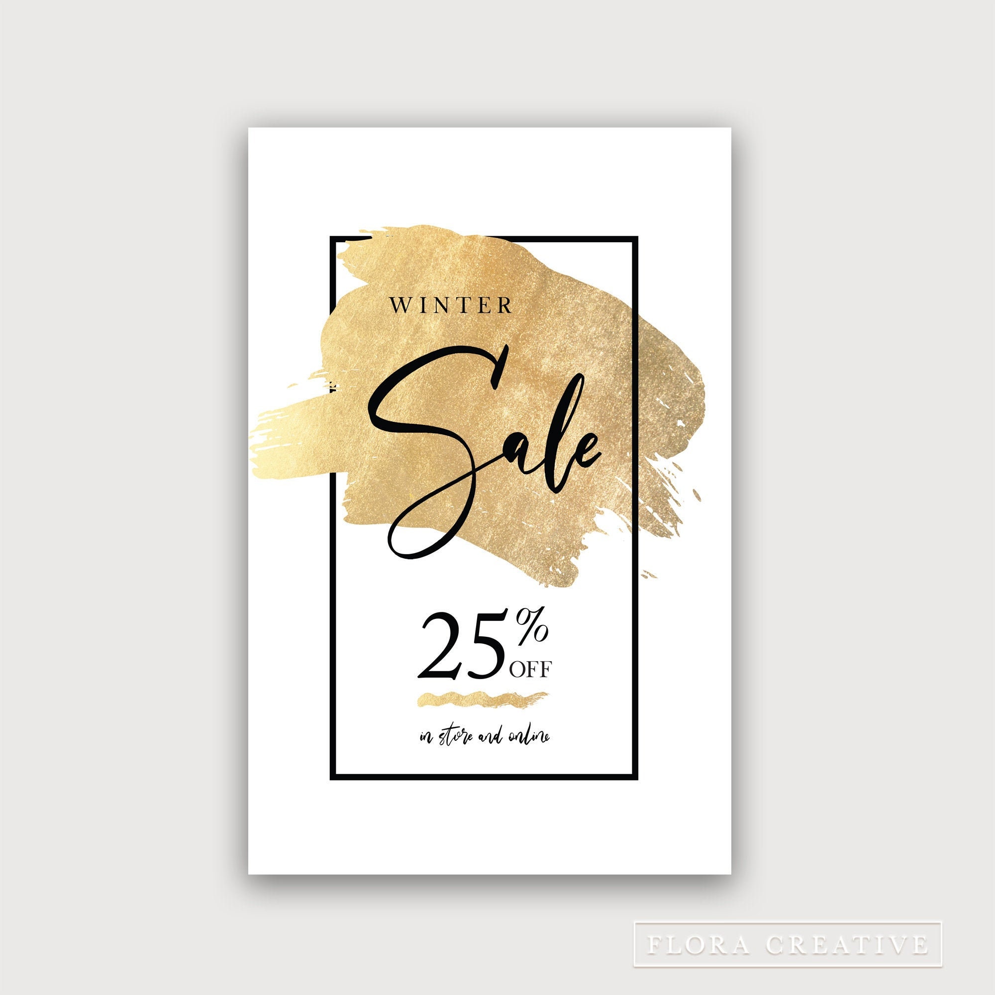 Retail Store Sale Signs