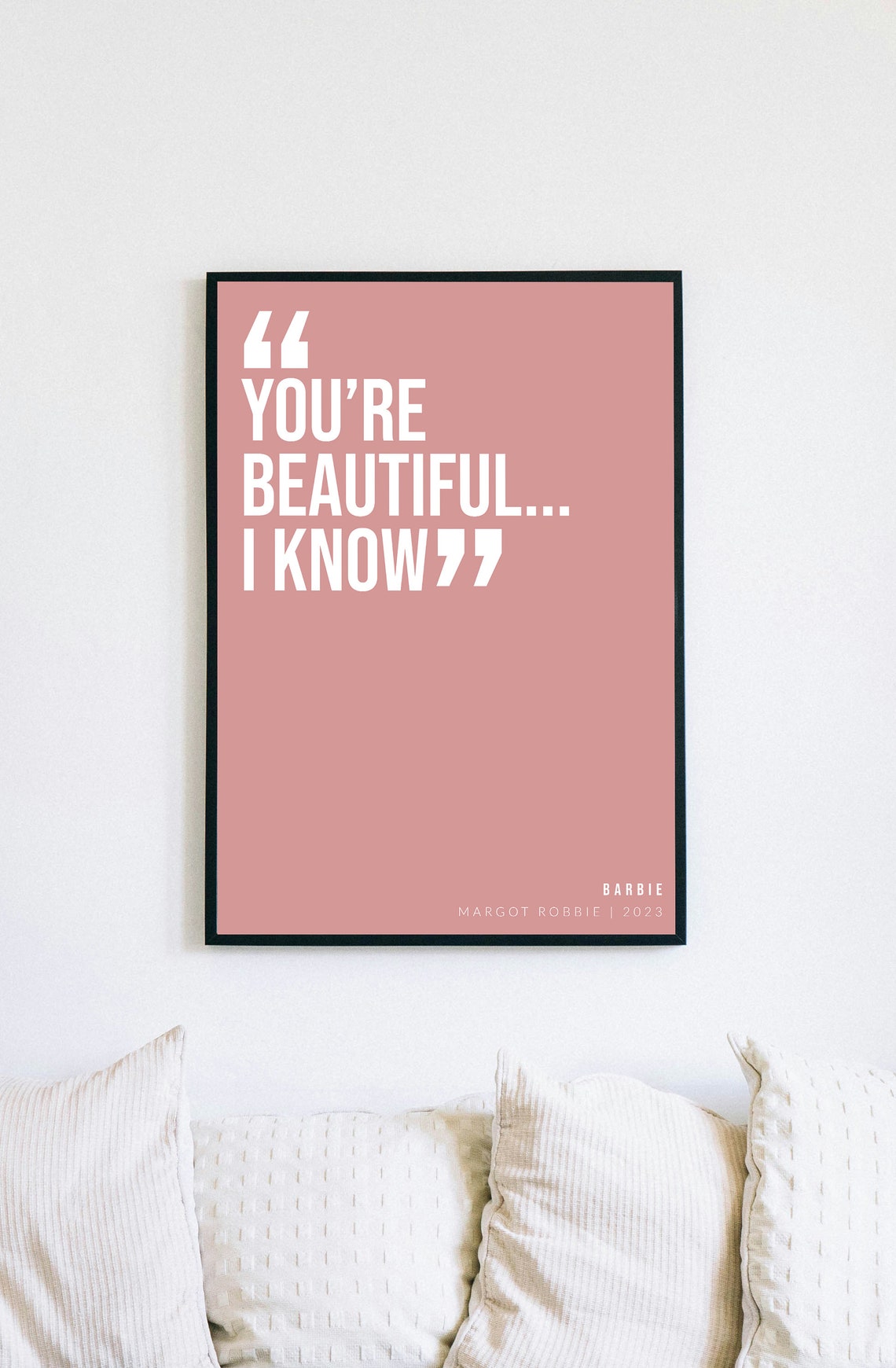 Barbie Movie Quote Poster | Digital Download | Wall Art Print ...