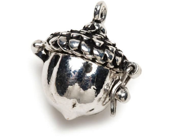 Acorn Prayer Box Pendant With Antique Silver Finish, Acorn Locket 2031 ...