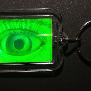 Vintage Hologram Eye Keyring/ Keychain True 3D Effect, 1980s-1990s ...
