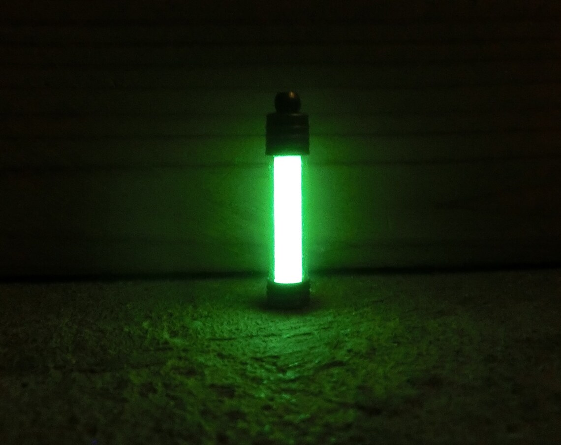The BRIGHTEST Glow in the Dark Keyring / Key Chain Money Can Buy! Pure ...