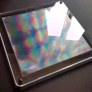 Huge 6x6 INCH Diffraction Grating Sheet With Display Case 13,500 Lines, Laser Prism - Etsy Australia