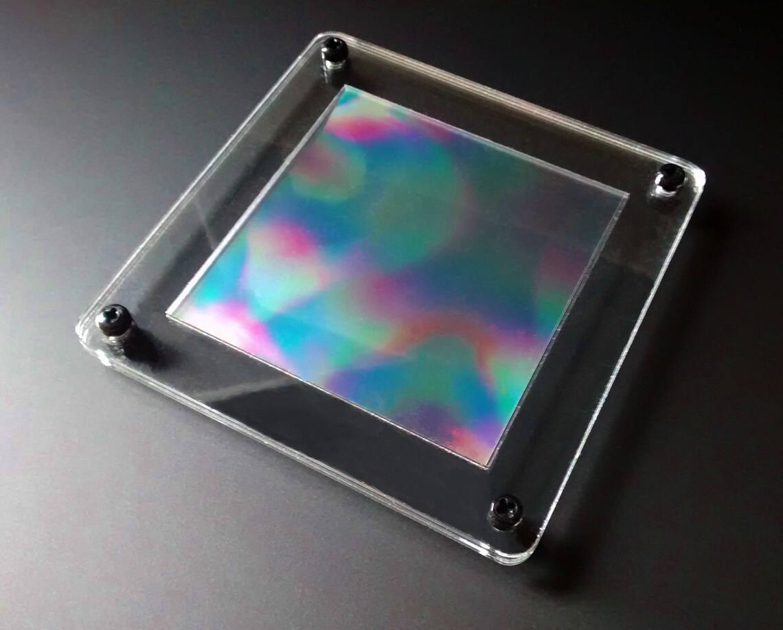 3x3 INCH Diffraction Grating Sheet With Display Case 13500 - Etsy