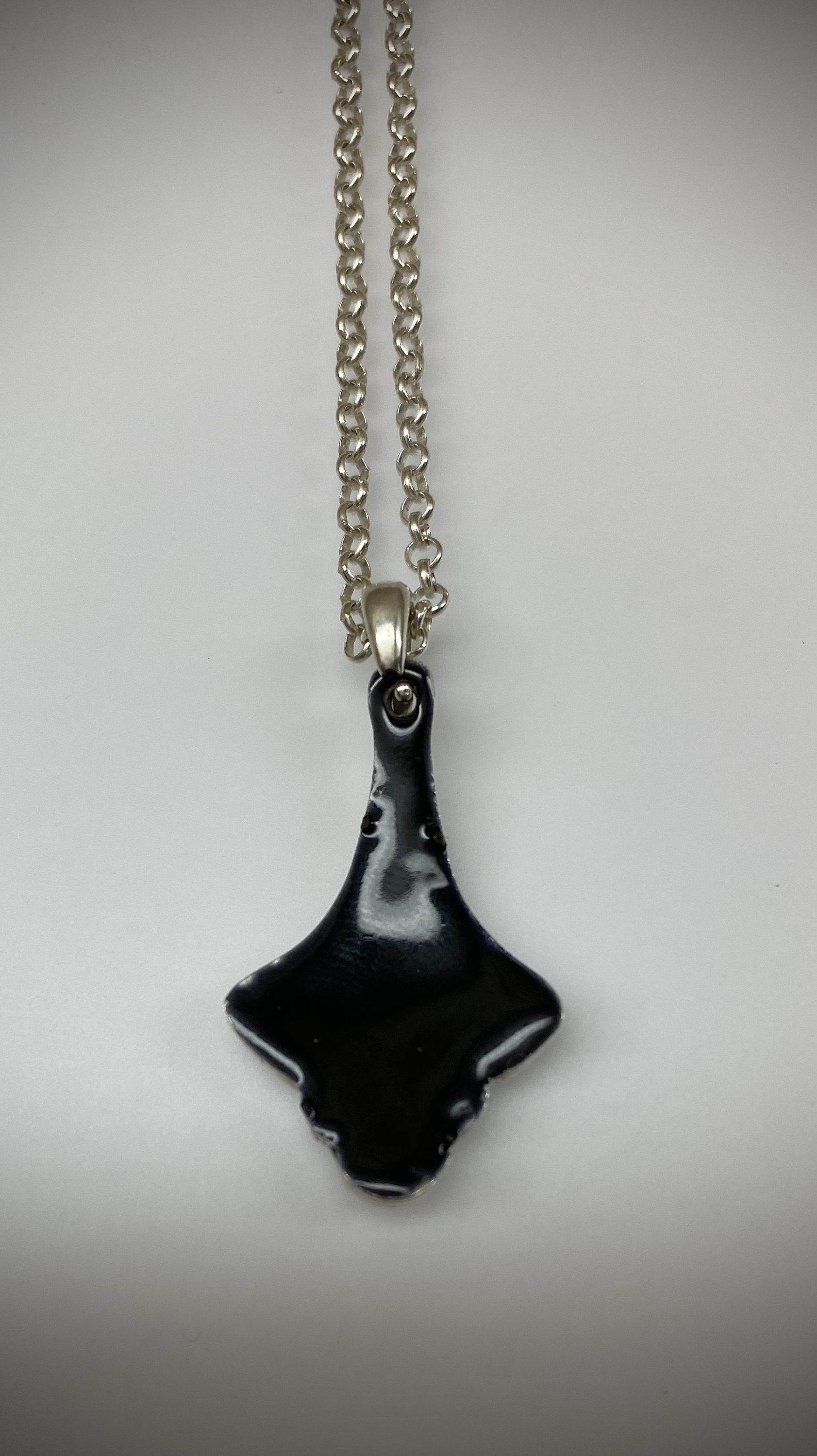 Enamel Pendant, Necklace, Champleve, Cloisonné, Made in the USA ...