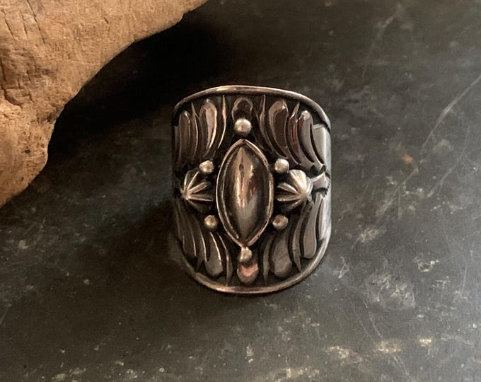 Vintage Sterling Derrick Gordon Ring - Etsy