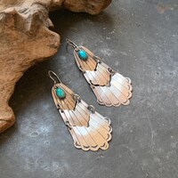 Vintage Native American Sterling Silver Victor Begay Turquoise ...