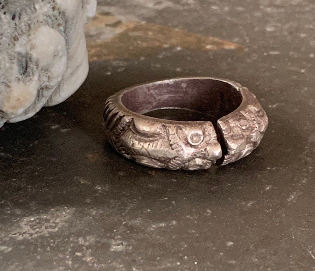 Vintage Tribal Silver Ring From Rajasthan (size 10) - Etsy