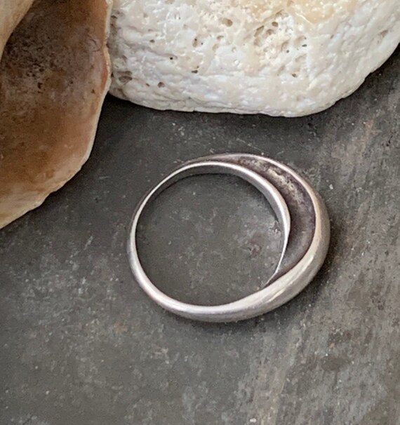 vintage sterling stacking - Gem