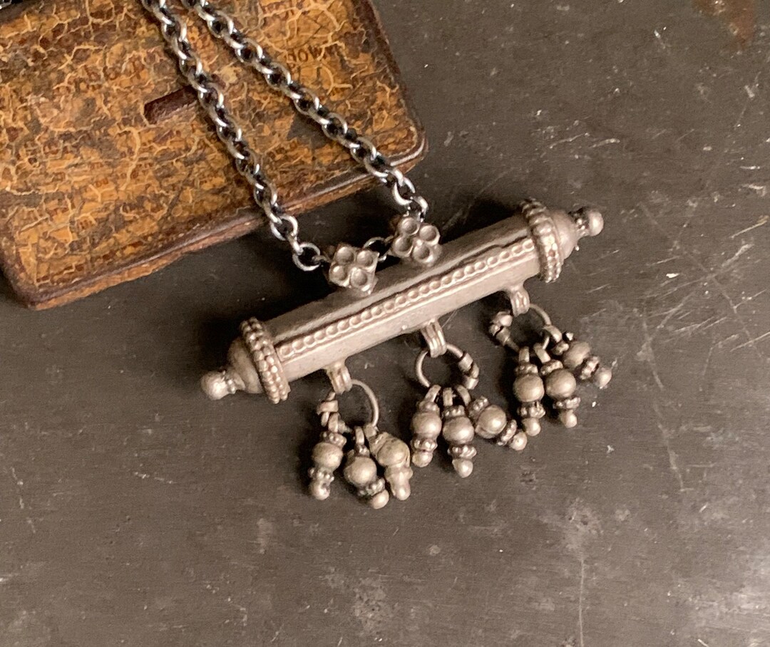 Vintage Silver Prayer Box Amulet Necklace From India - Etsy