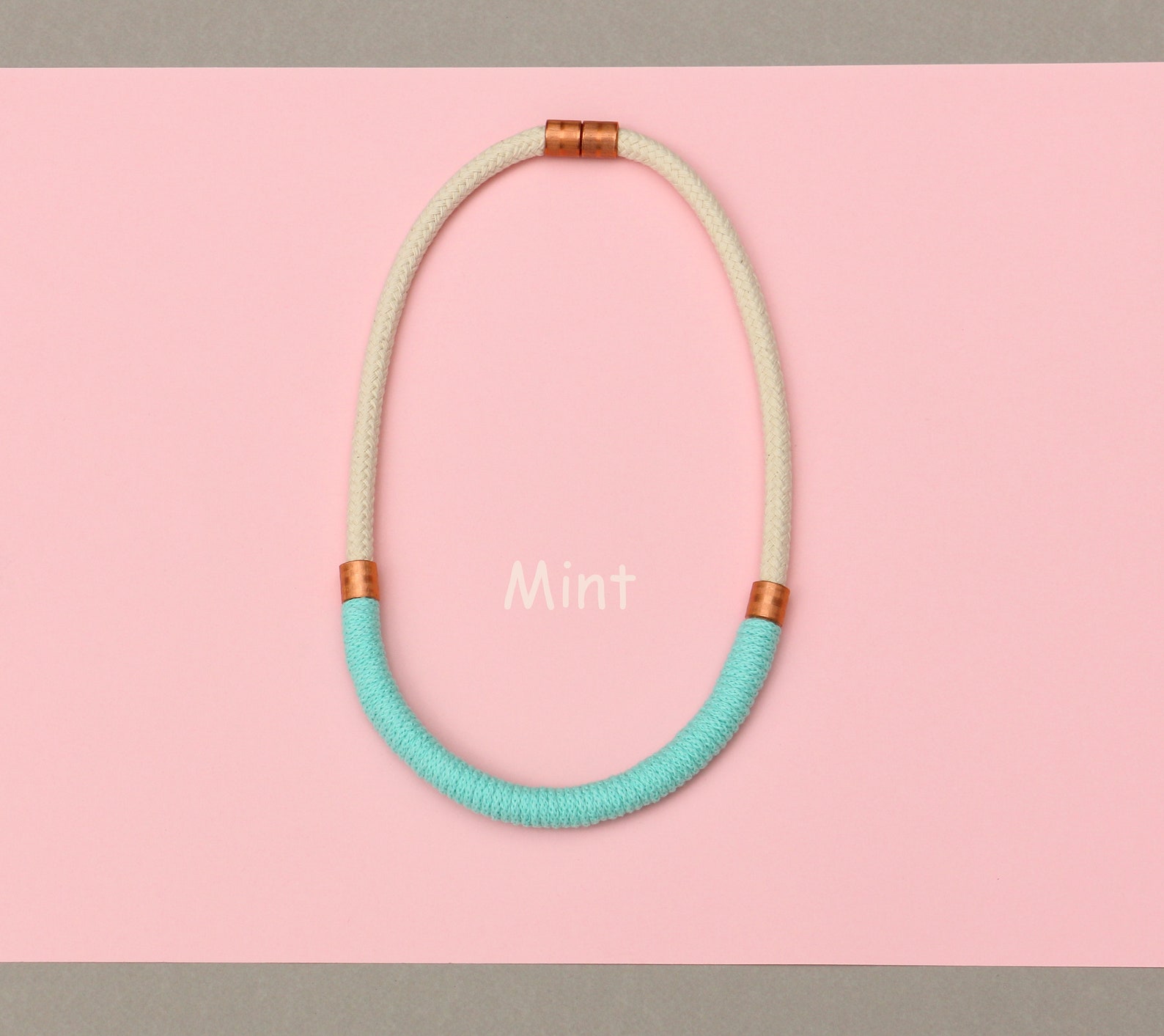 Modern Rope Necklace for Women Unique Gifts for Her - Etsy