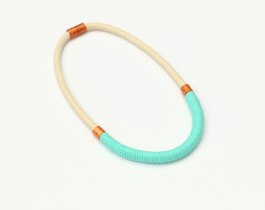 Modern Rope Necklace for Women, Unique Gifts for Her - Etsy