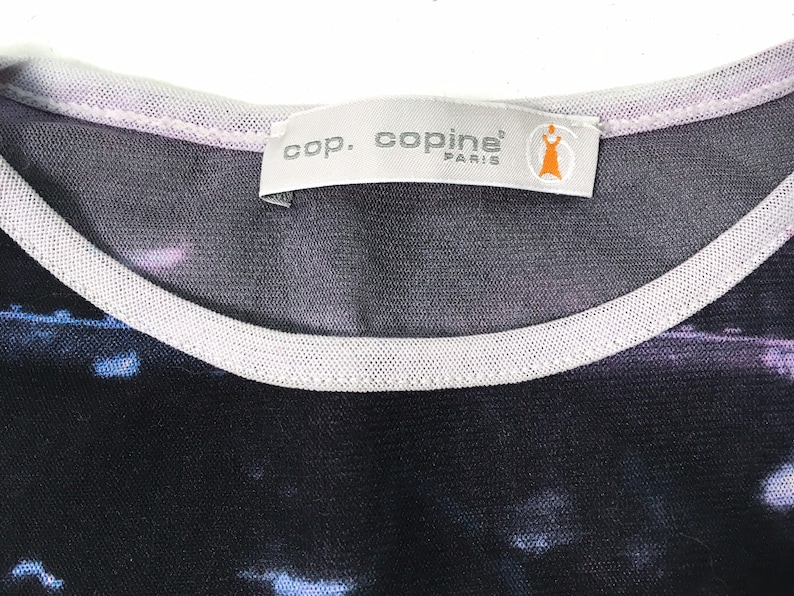 COP COPINE Mesh Top, Cherub Print, Y2k Mesh Top, Vintage Mesh Top, 90s ...