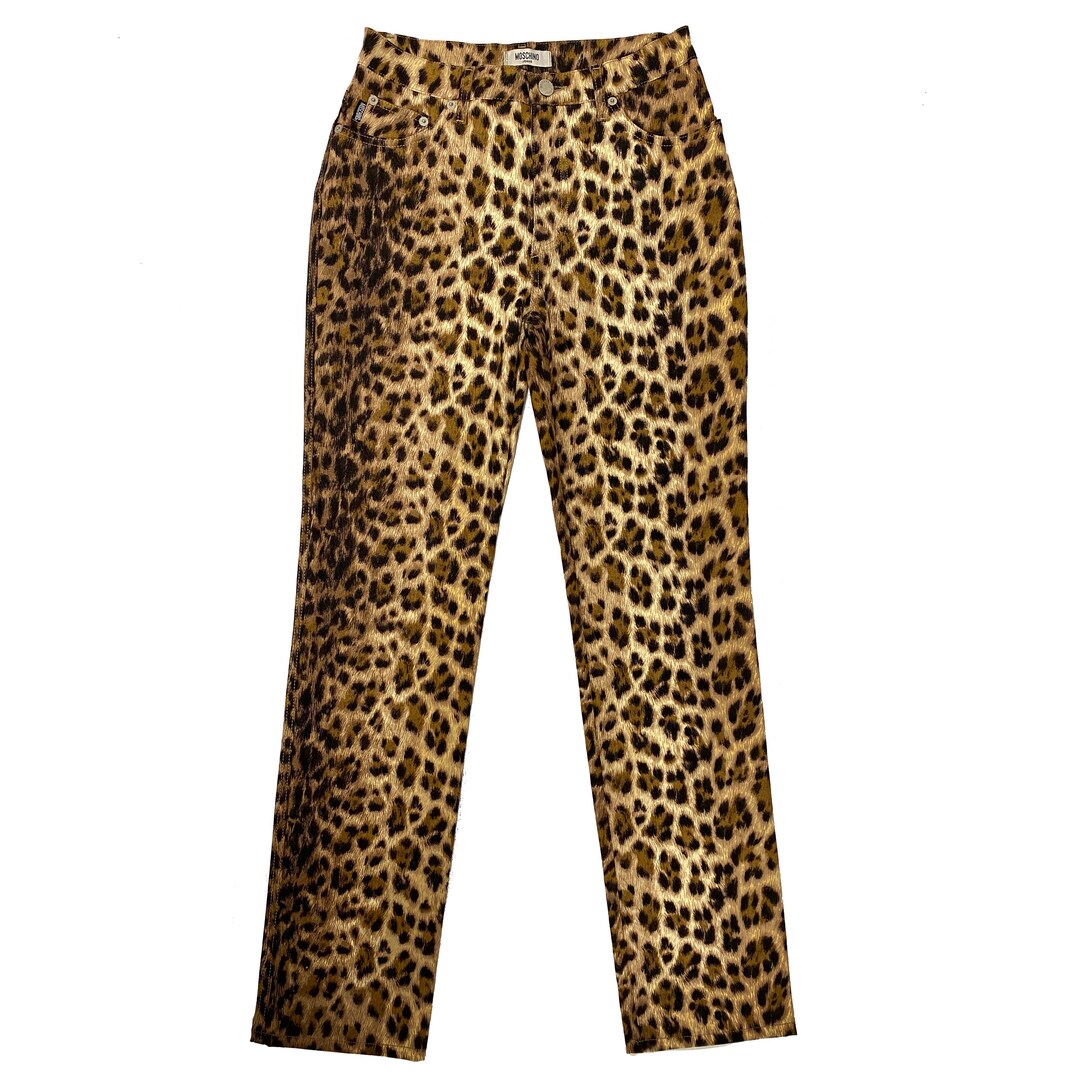 1990s Moschino Cheetah Print, Vintage Moschino Jeans, Moschino Leopard ...