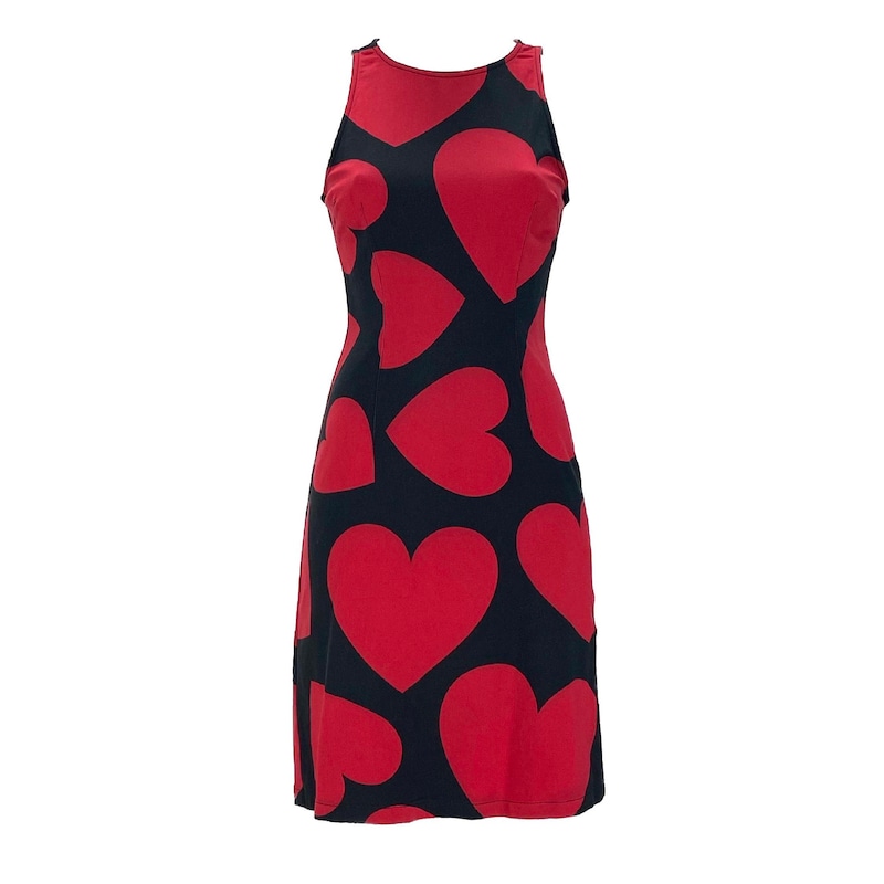 Heart Print Dress - Etsy