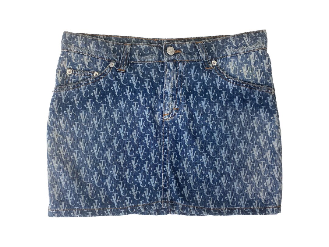 2000er Jahre Versace Jeans Couture, y2k Versace, Versace Jeansrock, y2k ...