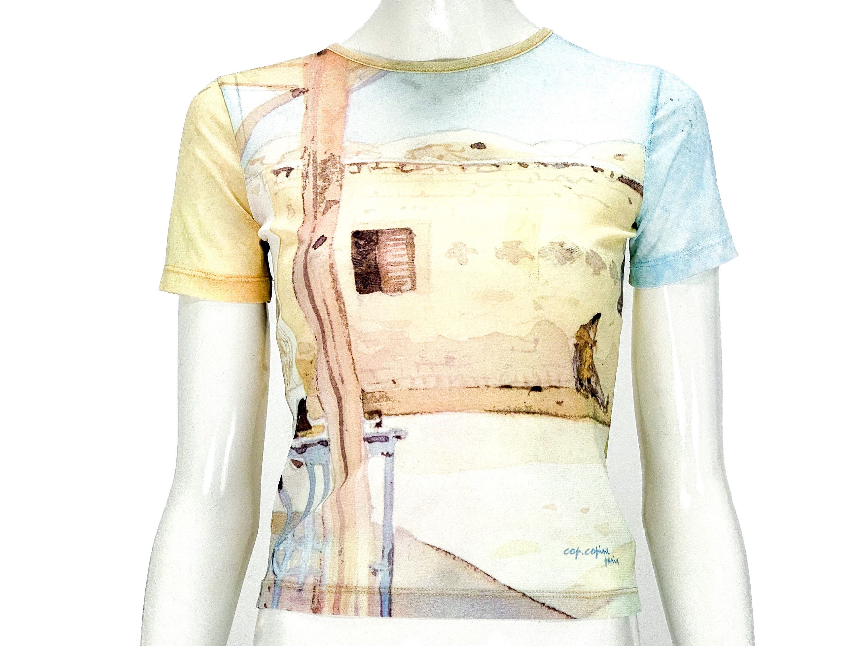 Cop Copine Mesh Top, Y2k Baby Tee, Copcopine Top, Vintage Tshirt, Early ...