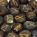 Labradorite Elder Futhark Rune Set for Divination Viking | Etsy