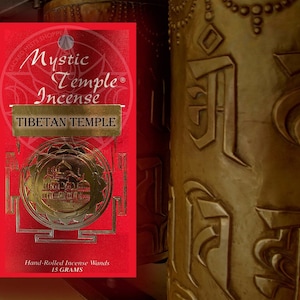 Tibetan Temple Blend Hand-rolled Masala Incense Sticks by Mystic Temple ...