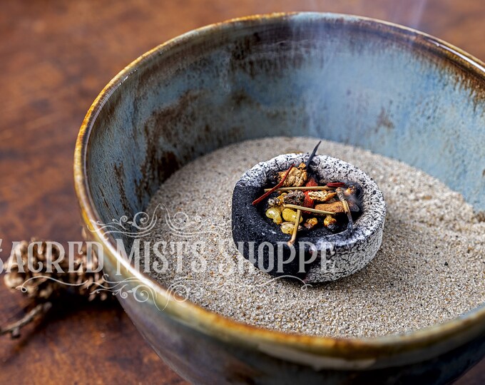 Black Sand Incense Sand, Burning Resins, Smudge Herbs, Charcoal Tablet ...