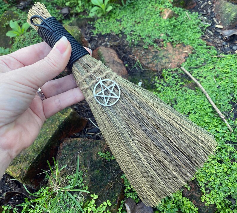 Pentacle Altar Besom Handmade Witch's Broom for Energy - Etsy