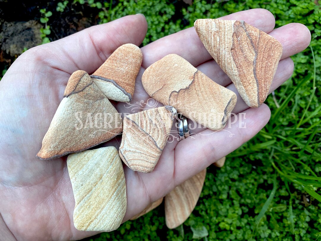 Sandstone Natural Tumbled Stone for Creativity, Relationships, Focus ...